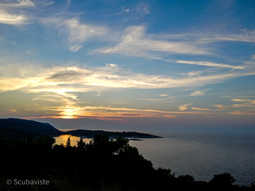 My photo of the day: Sunset at island Vis – S c u b a V I S t e